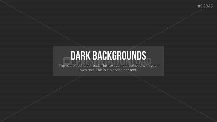 Dark Backgrounds | PowerPoint Templates | PresentationLoad