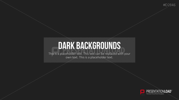 Dark Backgrounds | PowerPoint Templates | PresentationLoad