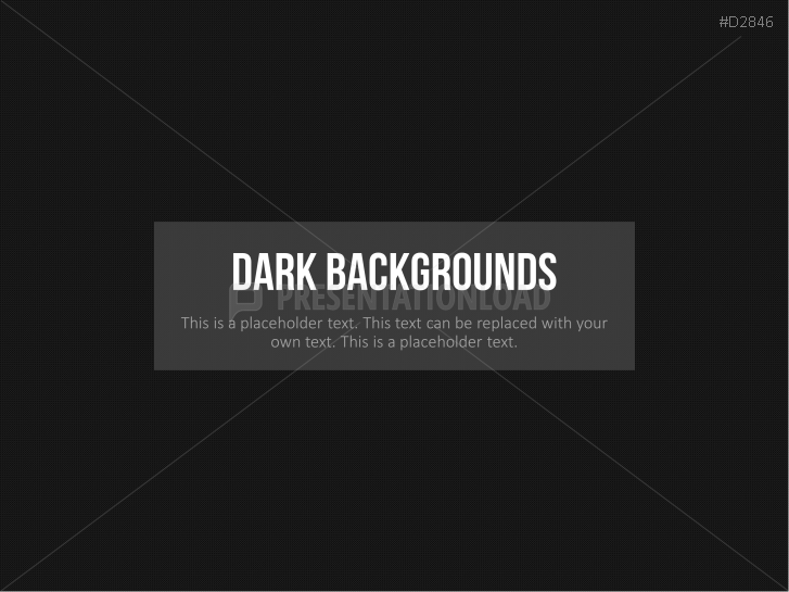 Dark Backgrounds | PowerPoint Templates | PresentationLoad