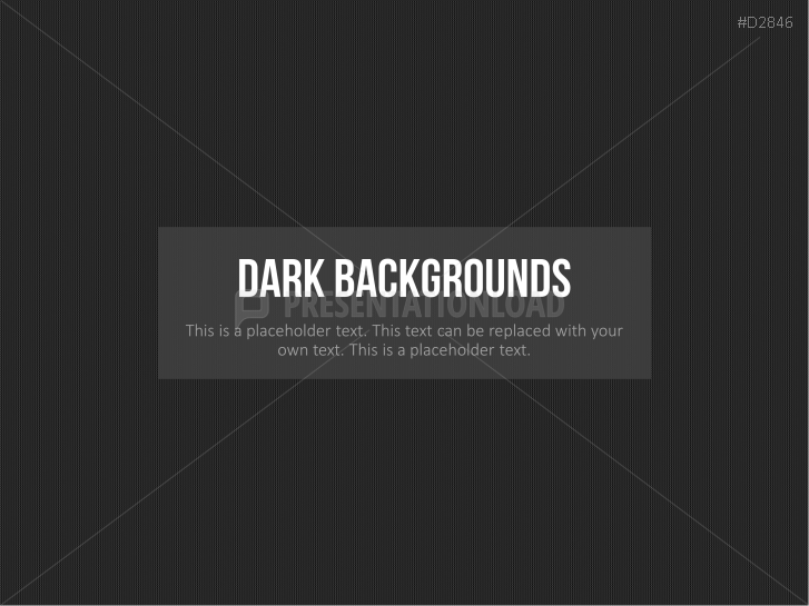 Dark Backgrounds | PowerPoint Templates | PresentationLoad