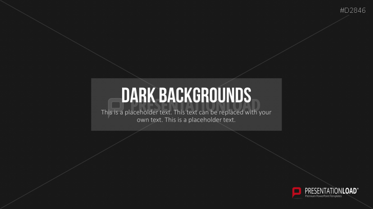 Dark Backgrounds | PowerPoint Templates | PresentationLoad