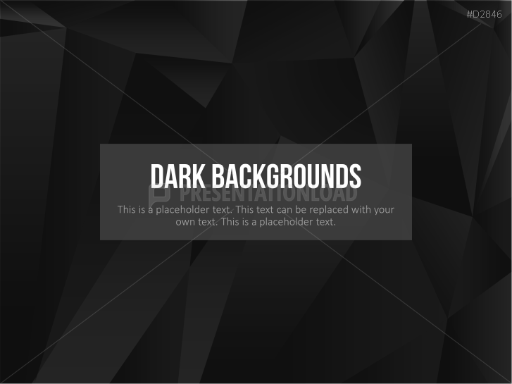 Dark Backgrounds | PowerPoint Templates | PresentationLoad