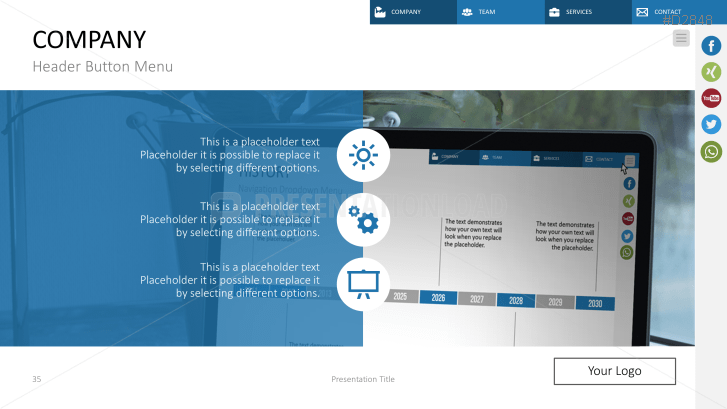 Navigation Elements | PowerPoint Templates | PresentationLoad