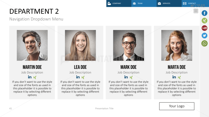 Navigation Elements | PowerPoint Templates | PresentationLoad