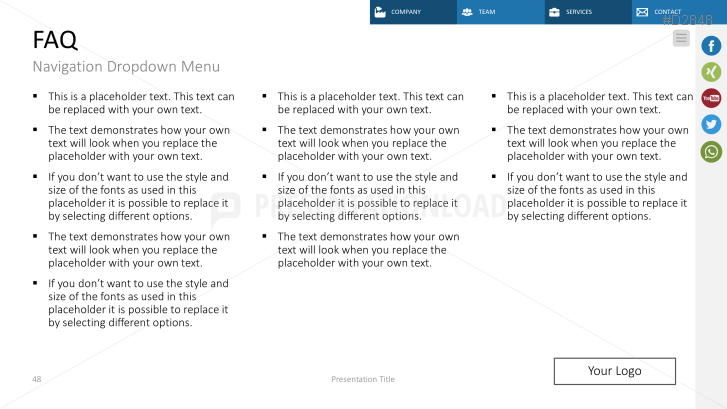 Navigation Elements | PowerPoint Templates | PresentationLoad