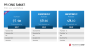 PresentationLoad | Pricing Tables