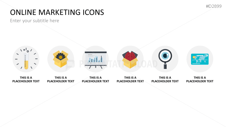 Online Marketing Icons | PowerPoint Templates | PresentationLoad