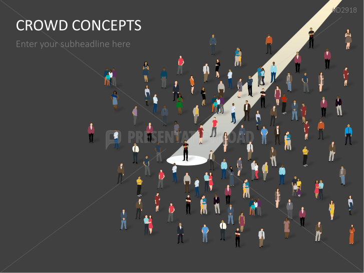 Crowd Concepts | PowerPoint Templates | PresentationLoad