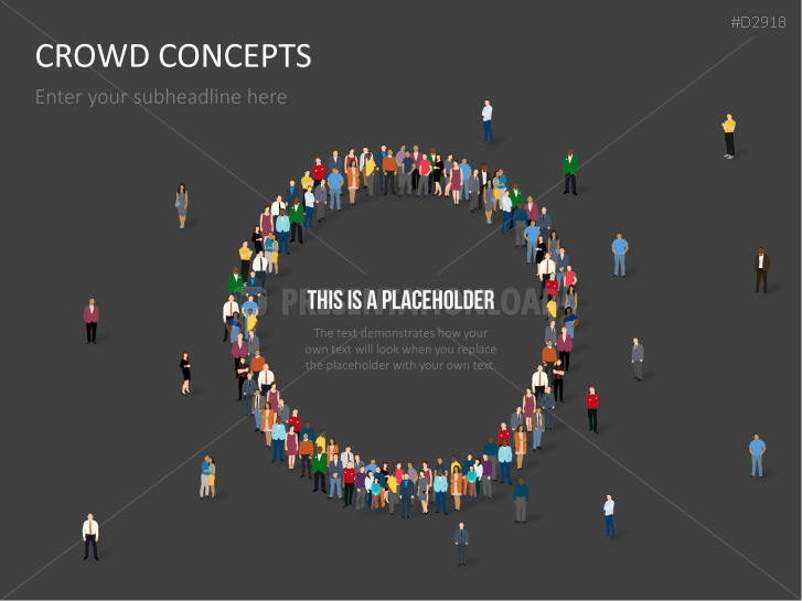 Crowd Concepts | PowerPoint Templates | PresentationLoad