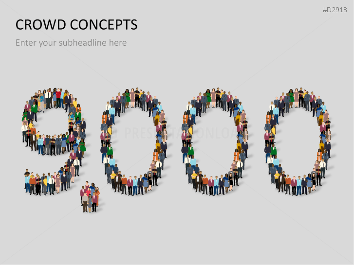 Crowd Concepts | PowerPoint Templates | PresentationLoad