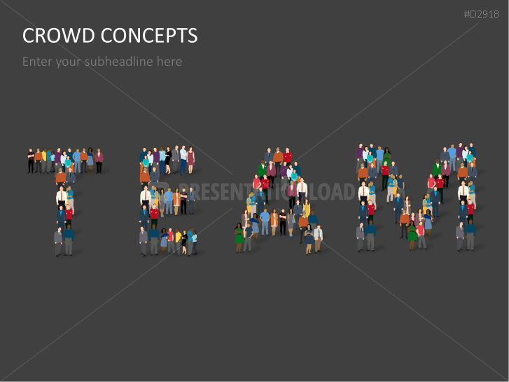 Crowd Concepts | PowerPoint Templates | PresentationLoad