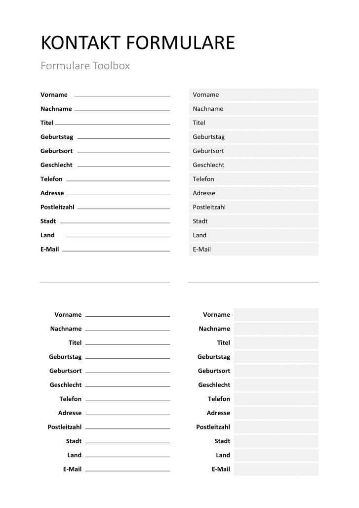 Formulare-Toolbox | PowerPoint Vorlage | PresentationLoad
