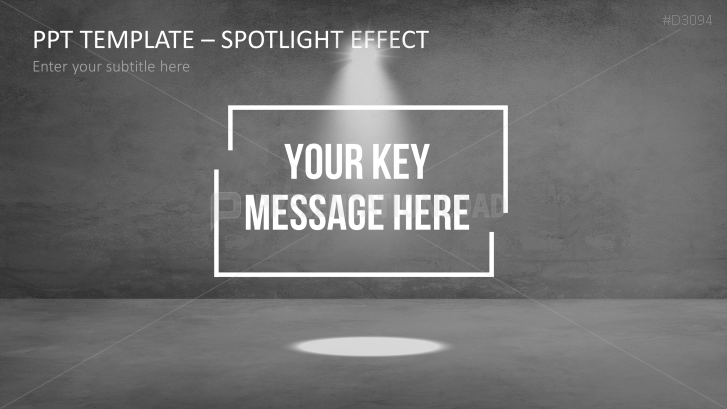 Spotlight Effect | PowerPoint Templates | PresentationLoad