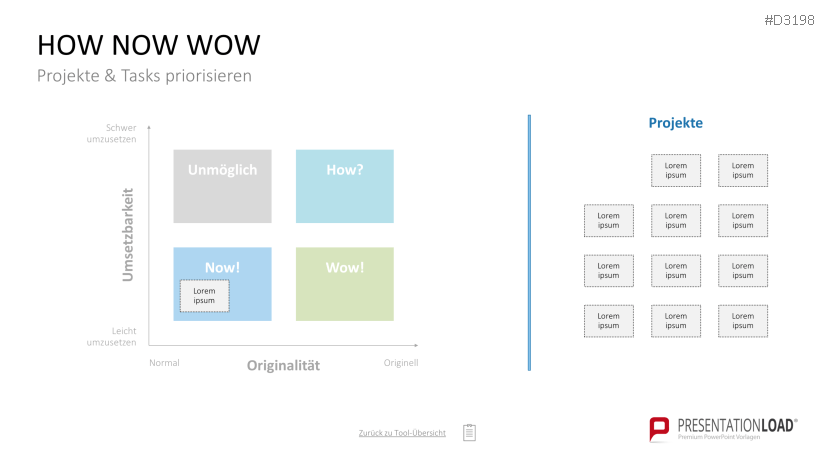 Project-Prioritization-Toolbox | PowerPoint-Vorlage