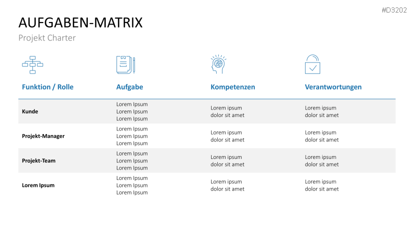 Project Charter | PowerPoint-Vorlage