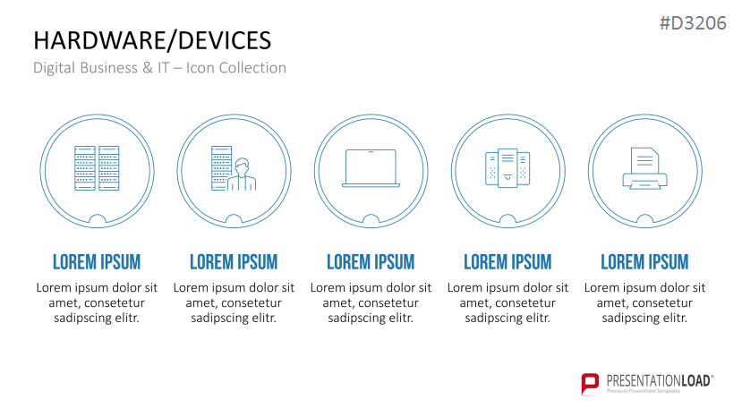 Digital Business & IT – Icons | PowerPoint Template