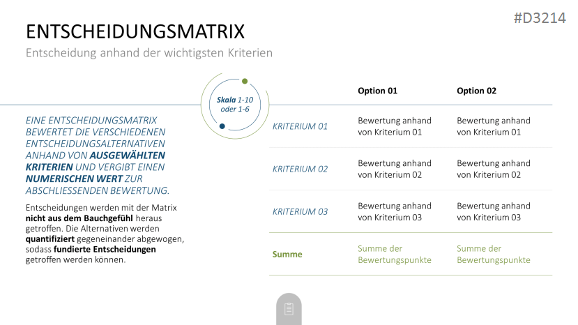 Decision Making Toolbox | PowerPoint-Vorlage