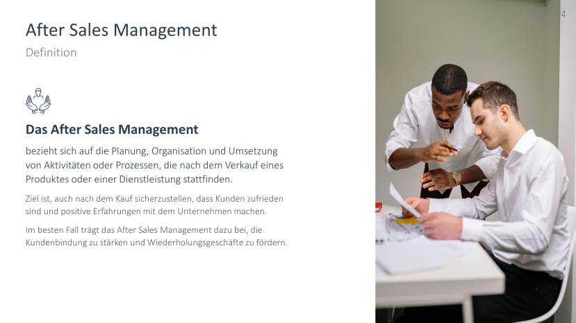After Sales Management | PowerPoint-Vorlage