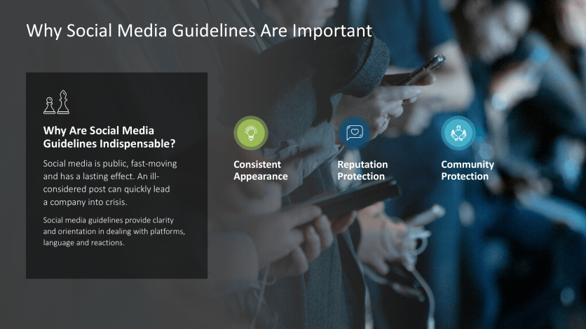 Social Media Guidelines | PowerPoint Template