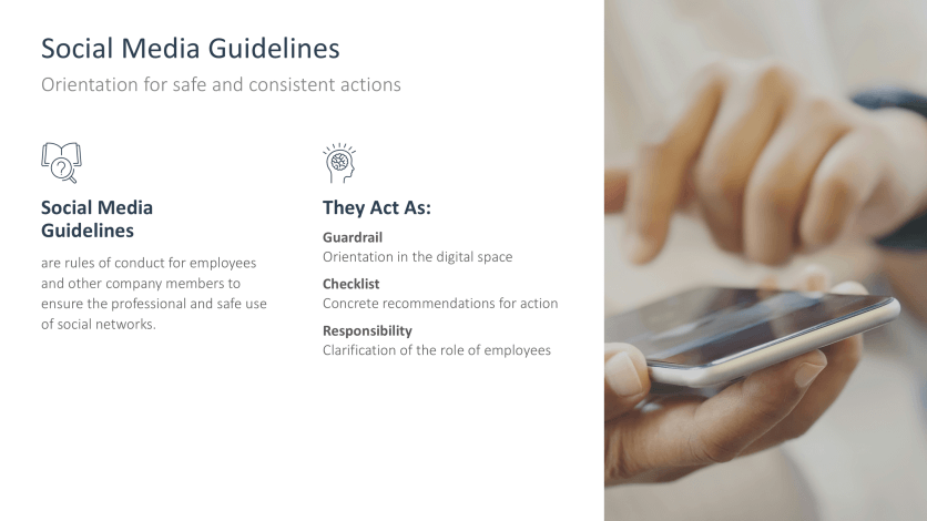 Social Media Guidelines | PowerPoint Template