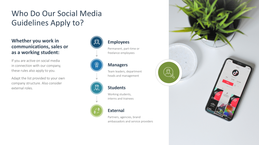 Social Media Guidelines | PowerPoint Template