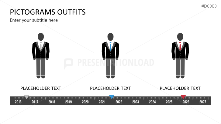 Pictograms – Outfits | PowerPoint Templates | PresentationLoad