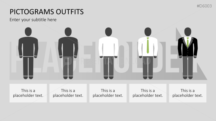 Pictograms – Outfits | PowerPoint Templates | PresentationLoad