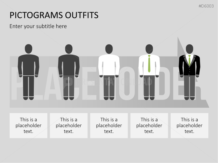 Pictograms – Outfits | PowerPoint Templates | PresentationLoad