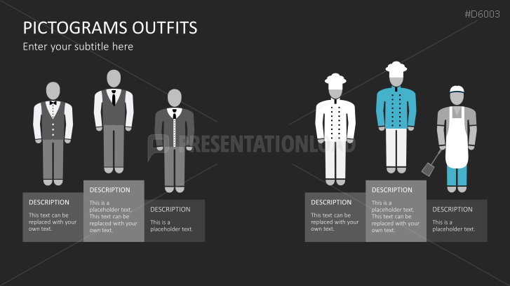 Pictograms – Outfits | PowerPoint Templates | PresentationLoad