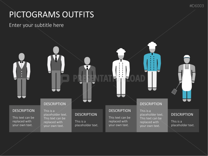 Pictograms – Outfits | PowerPoint Templates | PresentationLoad