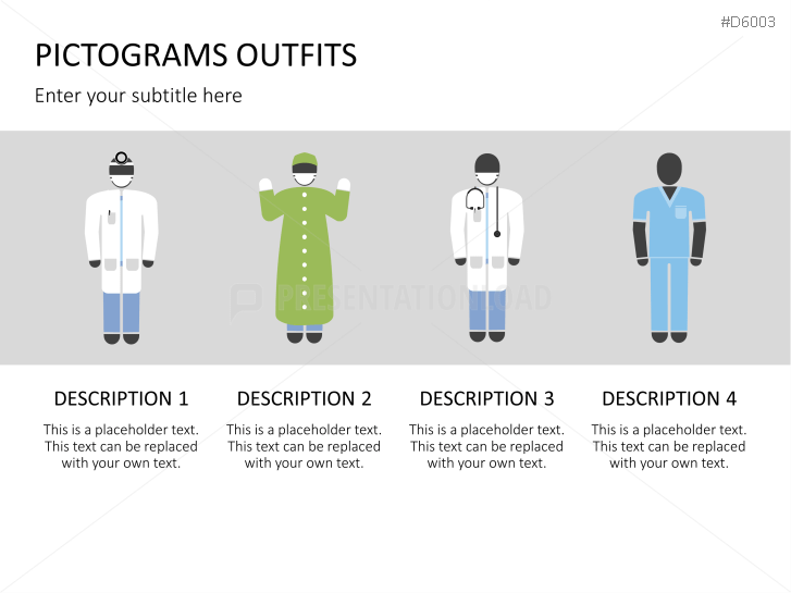 Pictograms – Outfits | PowerPoint Templates | PresentationLoad