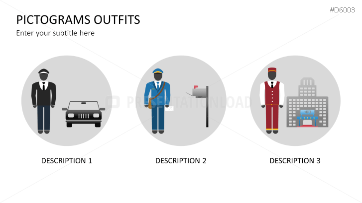 Pictograms – Outfits | PowerPoint Templates | PresentationLoad