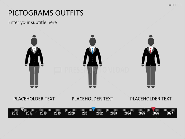 Pictograms – Outfits | PowerPoint Templates | PresentationLoad