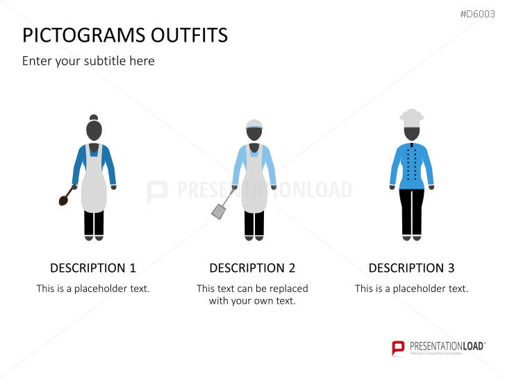 Pictograms – Outfits | PowerPoint Templates | PresentationLoad