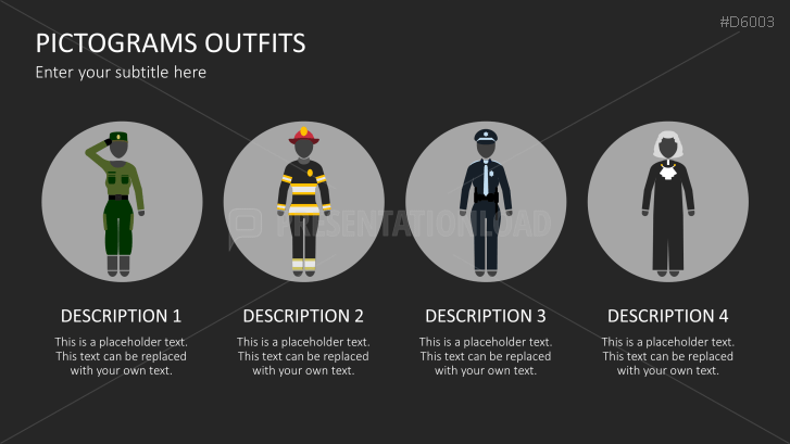 Pictograms – Outfits | PowerPoint Templates | PresentationLoad