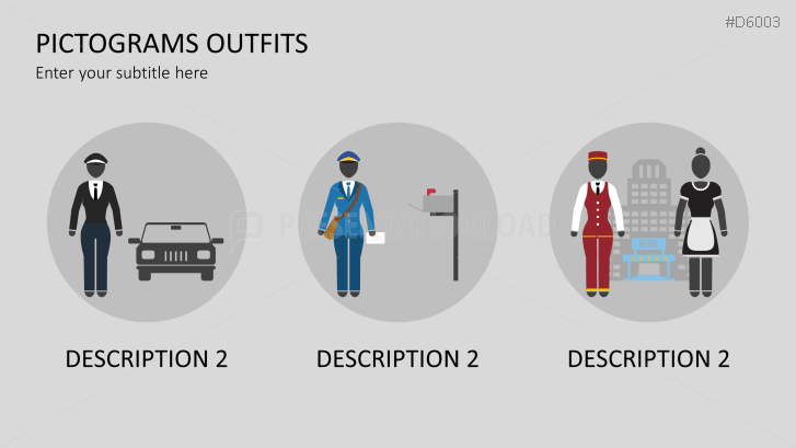 Pictograms – Outfits | PowerPoint Templates | PresentationLoad