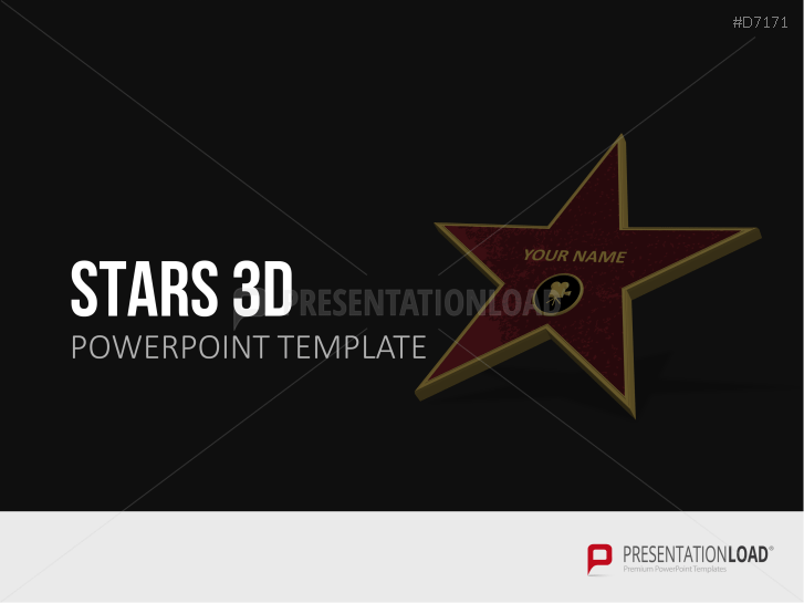 Stars 3D | PowerPoint Templates | PresentationLoad