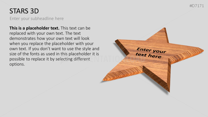 Stars 3D | PowerPoint Templates | PresentationLoad