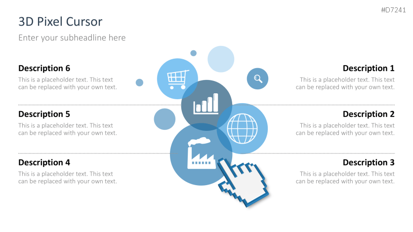3D Pixel Cursor | PowerPoint Templates | PresentationLoad