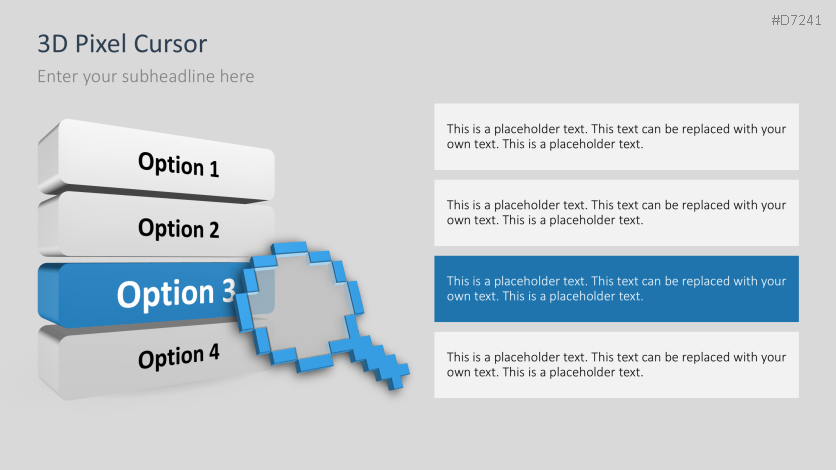 Cursors 3D | PowerPoint Vorlage | PresentationLoad