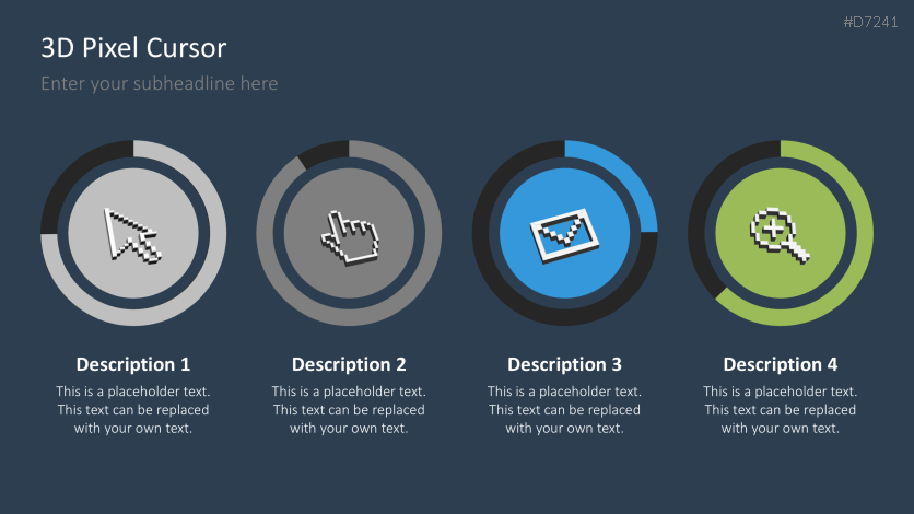 3D Pixel Cursor | PowerPoint Templates | PresentationLoad