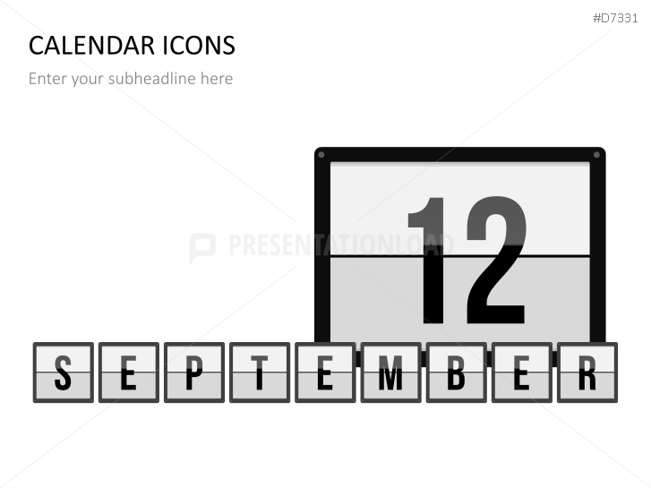 PowerPoint Kalender Icons | PresentationLoad