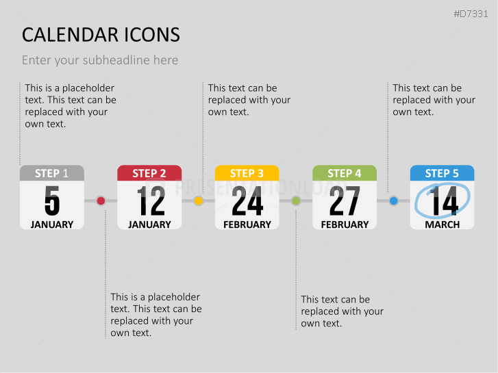 PowerPoint Calendar Icons | PresentationLoad