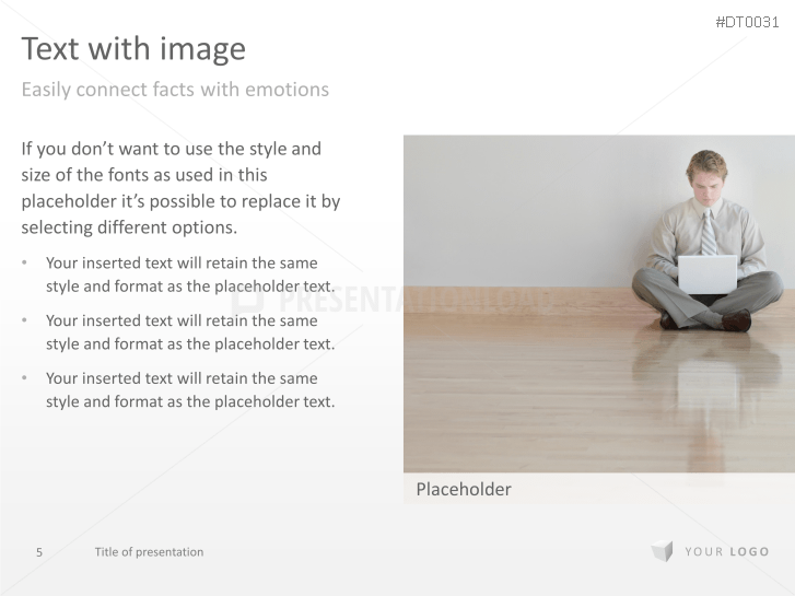 Man with Laptop | PowerPoint Templates | PresentationLoad