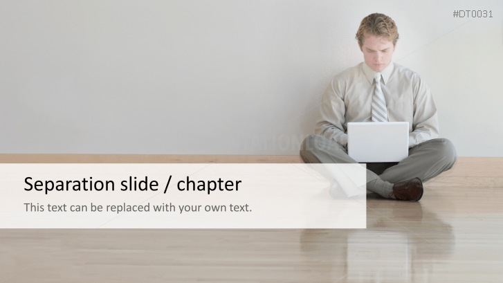 Man with Laptop | PowerPoint Templates | PresentationLoad