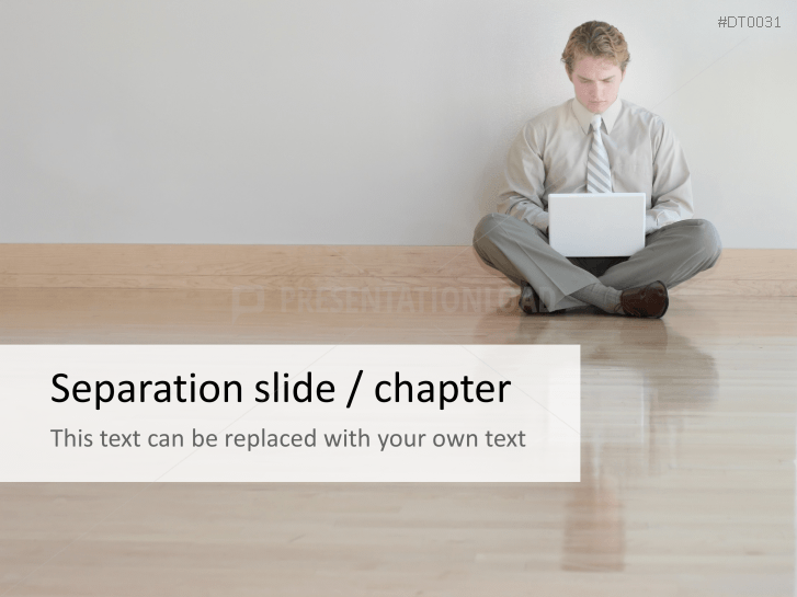 Man with Laptop | PowerPoint Templates | PresentationLoad