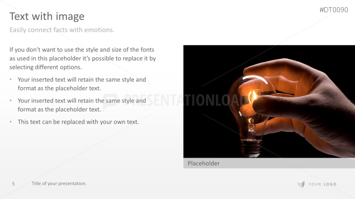 Hand with Light Bulb | PowerPoint Templates | PresentationLoad