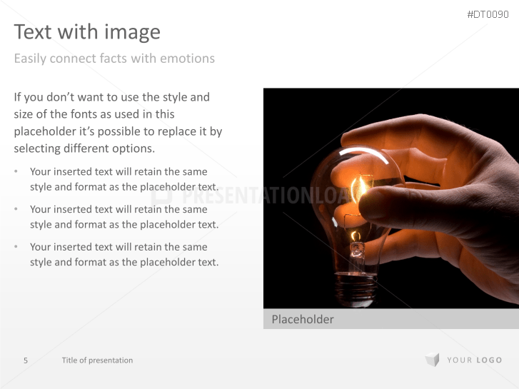 Hand with Light Bulb | PowerPoint Templates | PresentationLoad