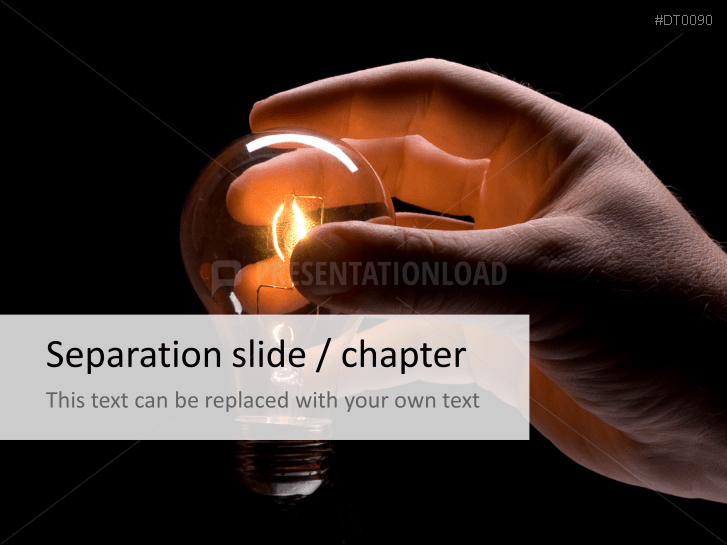 Hand with Light Bulb | PowerPoint Templates | PresentationLoad