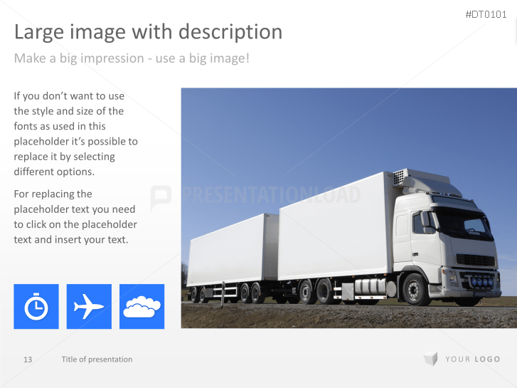Truck | PowerPoint Templates | PresentationLoad